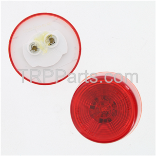 LED MARKER LAMP - 2" ROUND - RED