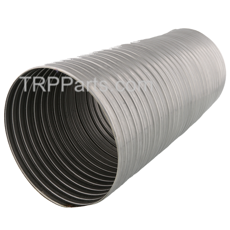 FLEXIBLE EXHAUST PIPE - 304 STAINLESS STEEL - 5" X 12" - 18 GAUGE