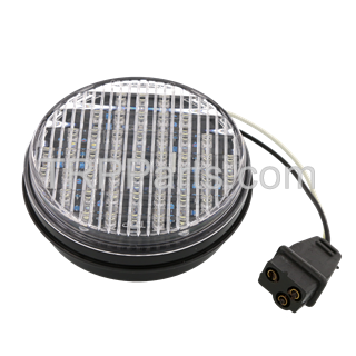 BACKUP LIGHT - 4" ROUND 45 LED - WHITE - CLEAR LENS