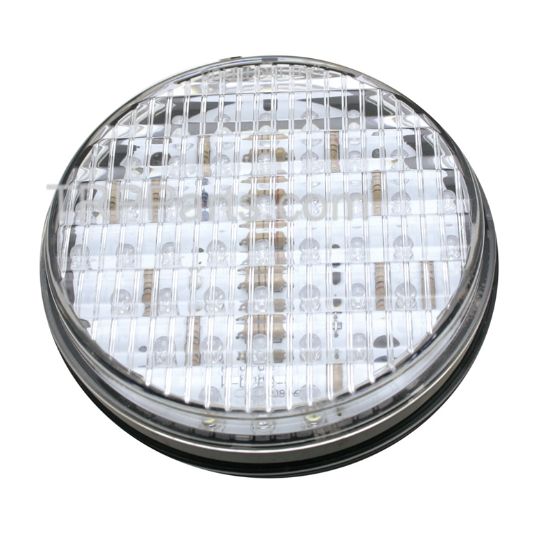 BACKUP LIGHT - 4" ROUND 45 LED - WHITE - CLEAR LENS
