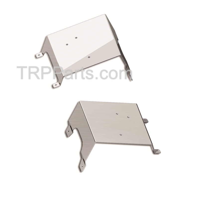 REVOLVING BEACON LIGHT BRACKETS - KENWORTH AEROCAB - REAR BUN - MIRROR FINISH - RIGID STAINLESS ...