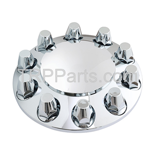 HUB CAP - FRONT ABS AXLE AND HUB COVER - 10 LUG/HOLE WHEELS - CONVEX COVER KIT - 33MM LUG NUTS ...