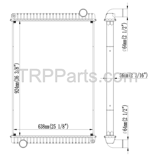 RADIATOR-KENWORTH T300 95-03