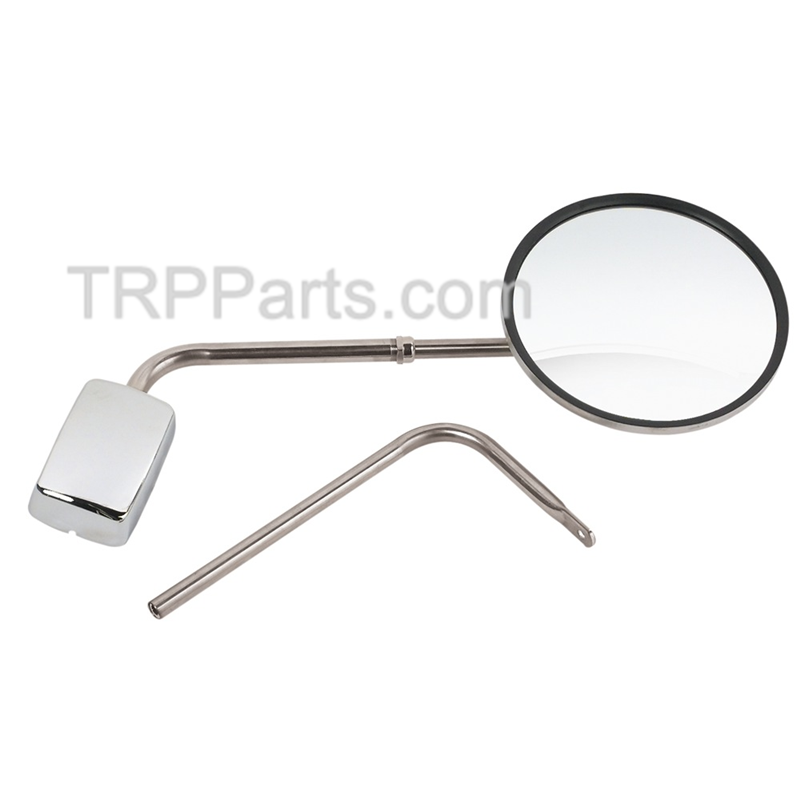 MIRROR - CONVEX - HOOD - 8-1/2" - STAINLESS STEEL
